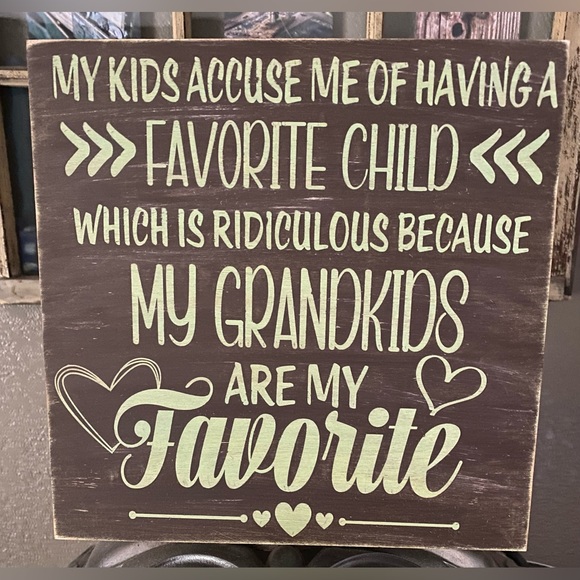 Lolli B Design | Wall Decor | My Grandkids Are My Favorite 2 Square ...